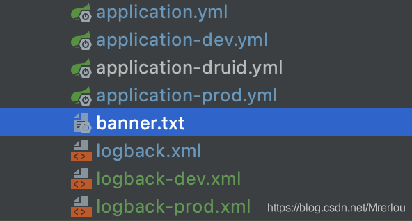 SpringBoot logback xml 